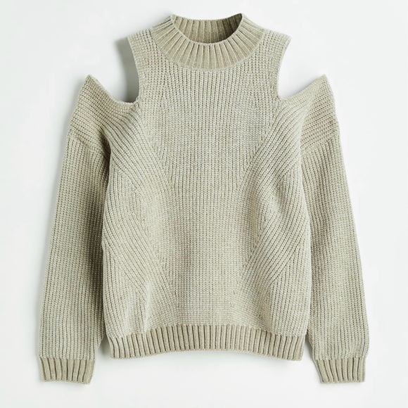 Sweaters | Nwt Soft Knit Cold Shoulder Sweater | Poshmark